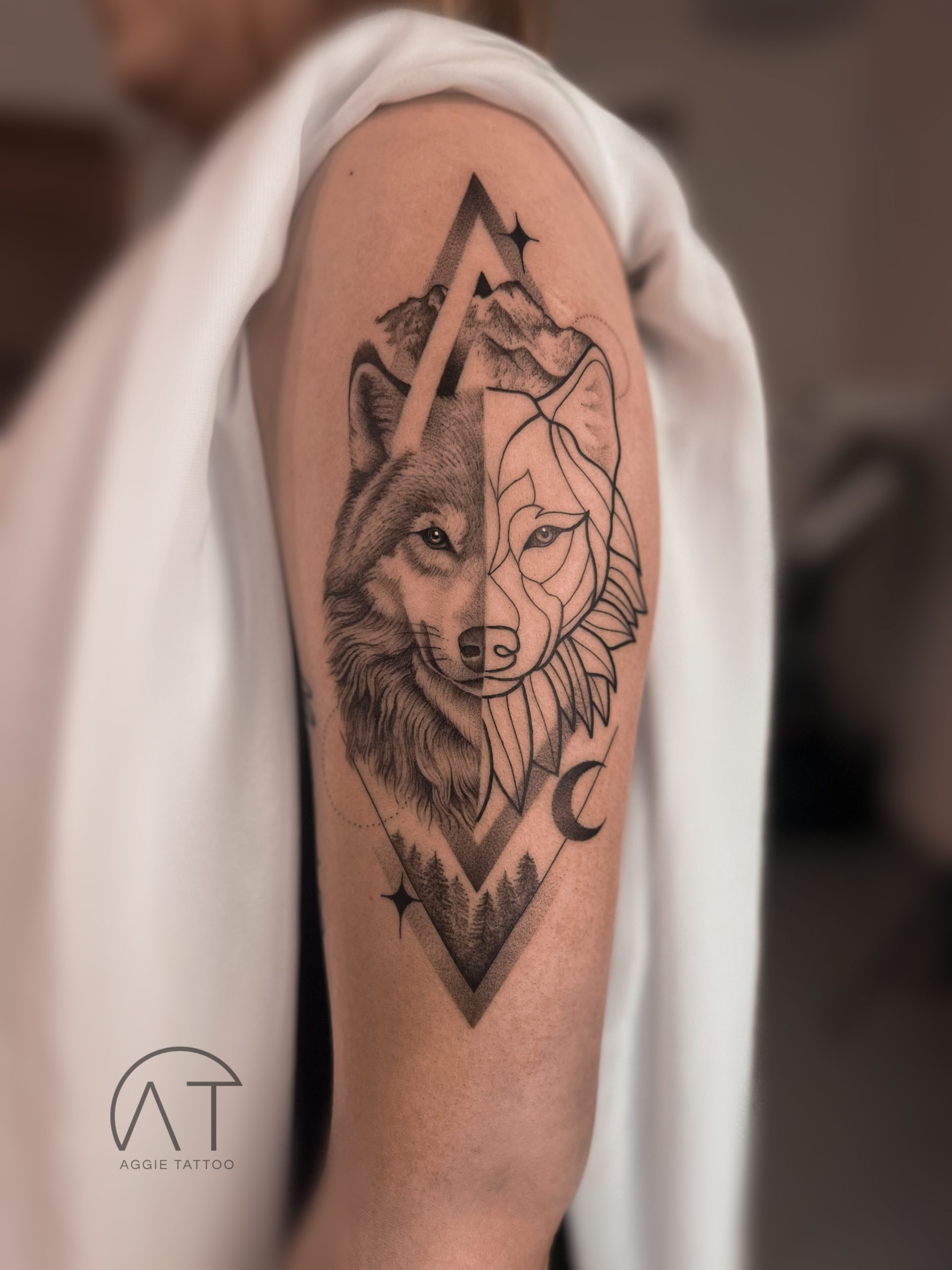 Tatuaż wilk - symbolika, znaczenie, zdjęcia - Szelma Tattoo